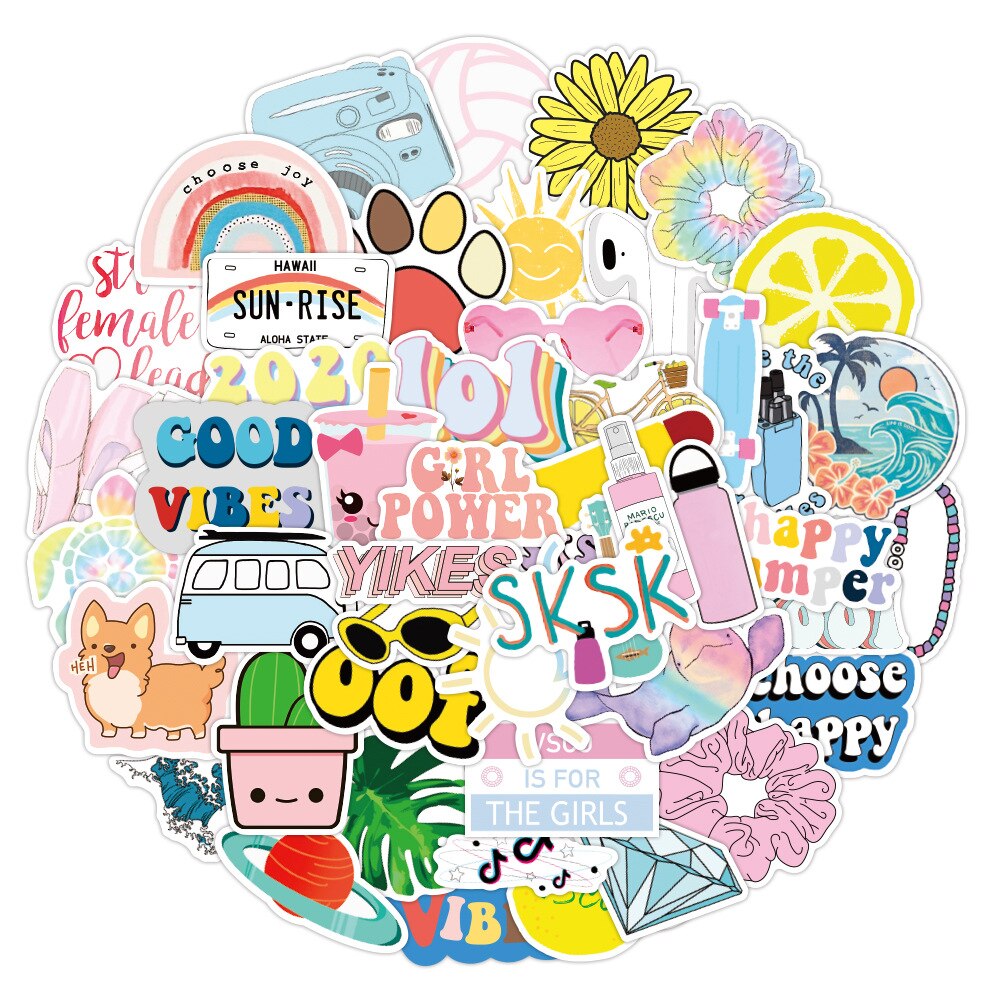 Leuke 100Pcs Cartoon Stickers Decoratie Skateboard... – Vicedeal