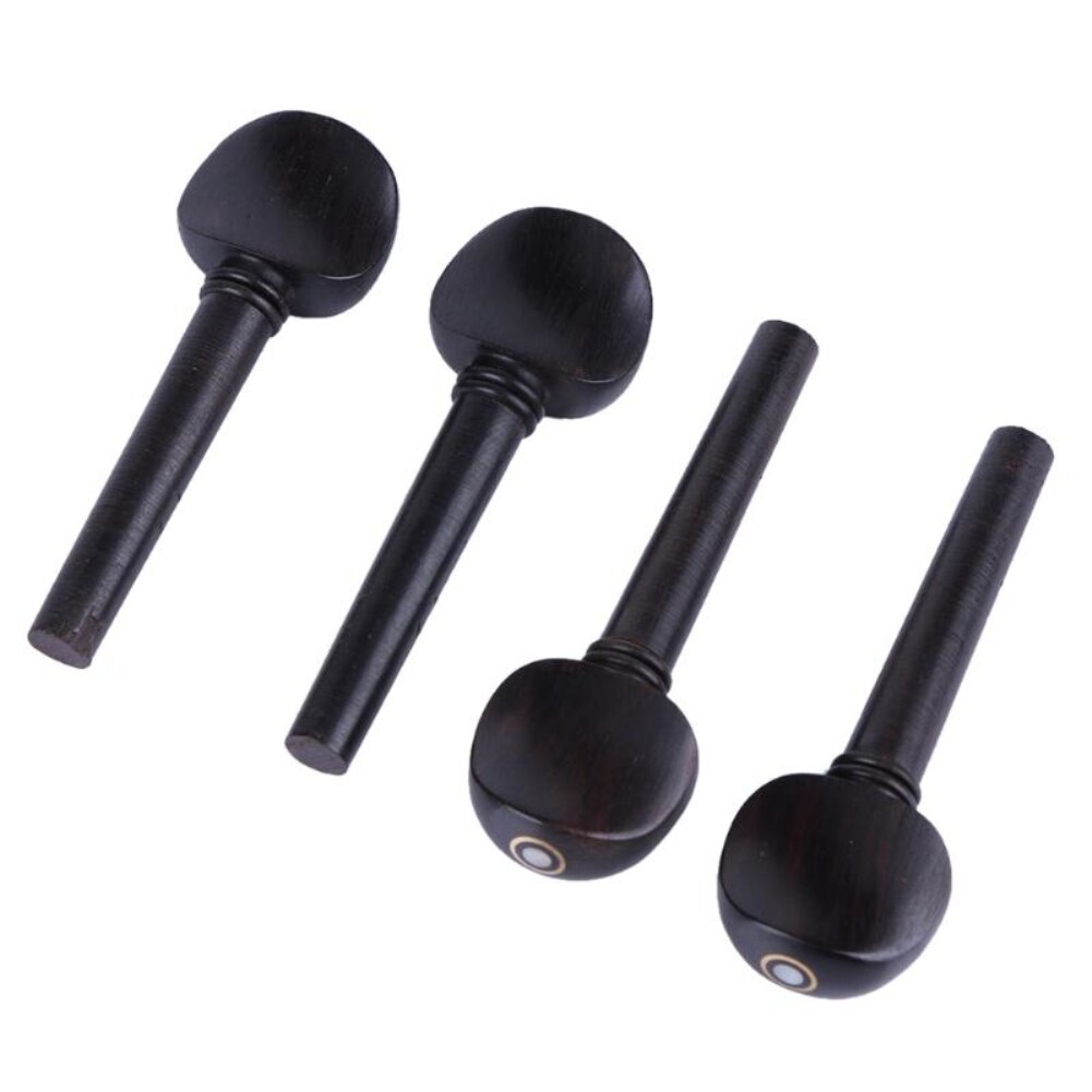 4Pcs Violin Tuning Pegs Ebony Tuning Pegs Musical ... – Vicedeal