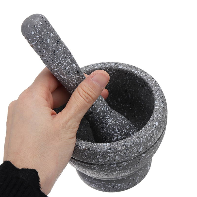 Manual Resin Mortar Pestle Set Kitchen Food Mortar... – Grandado