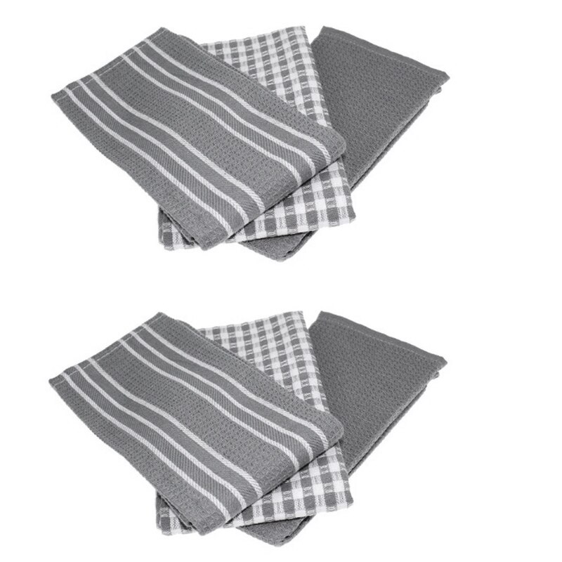 6 Stuks Katoenen Servetten Doek Theedoek Absorbere... – Grandado
