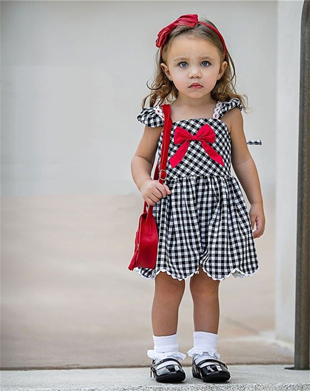 Zomer Zoete Leuke Peuter Kids Baby Meisjes Plaid M... – Vicedeal