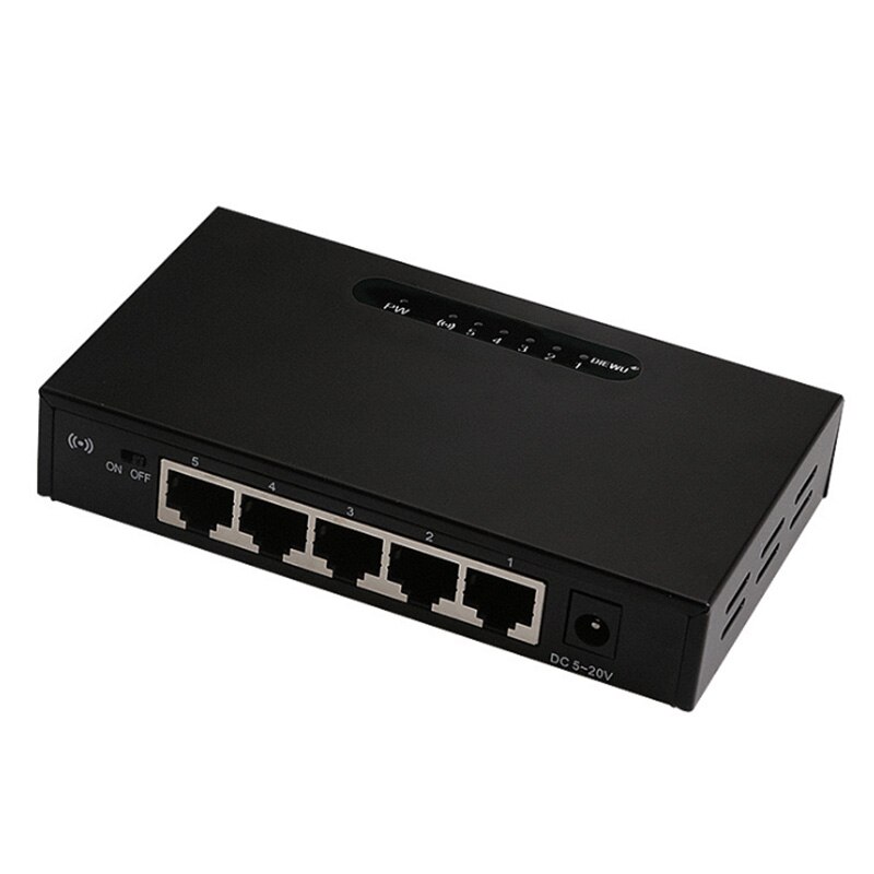 5-port 100M Switch Ethernet VLAN Wall-mounted Mini... – Grandado