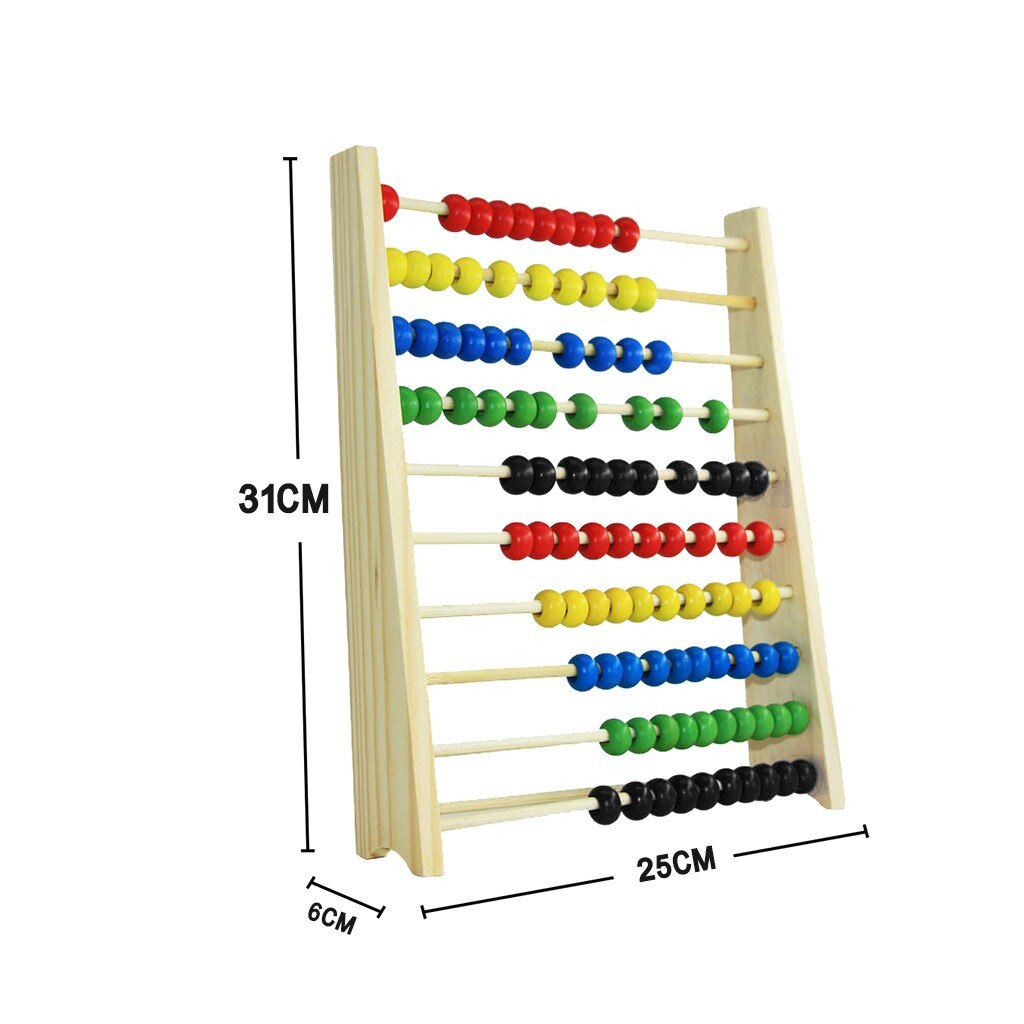 Kids Wooden Bead Abacuss Counting Frame Educationa... – Vicedeal