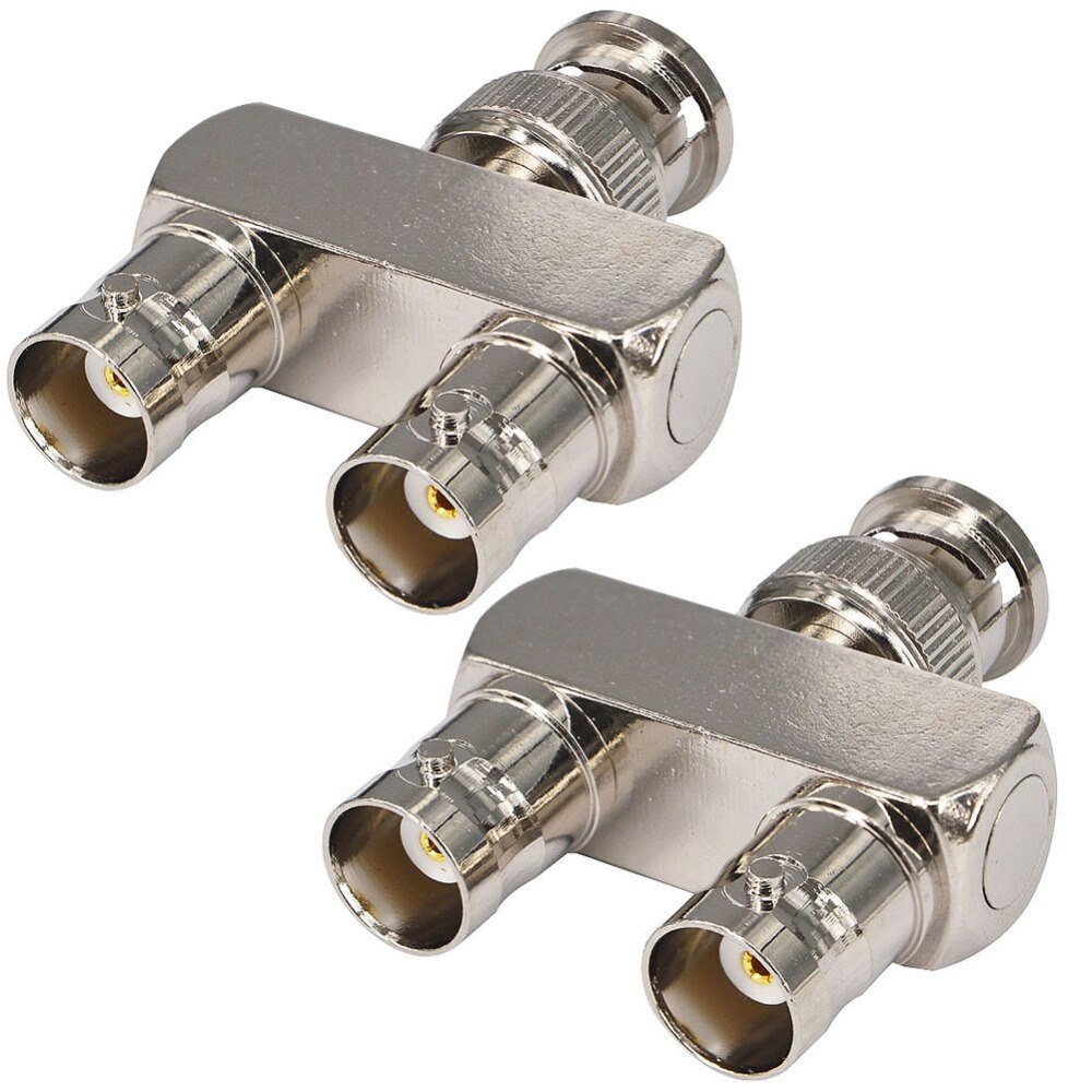 Bnc 3 Way Splitter Y-Type Bnc Male Naar 2 Dual Bnc... – Vicedeal