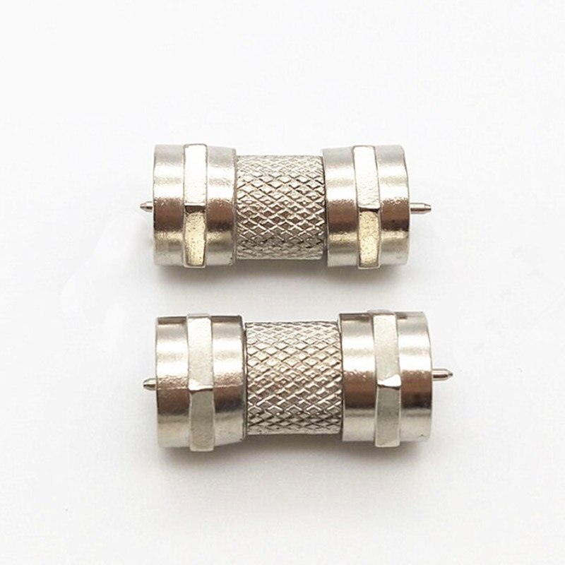 5pcs Silver Zinc Alloy F Type Male Plug Connector ... – Vicedeal