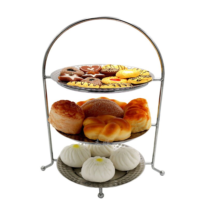 Msjo Three Layer Wrought Iron Cake Display Stands ... – Grandado