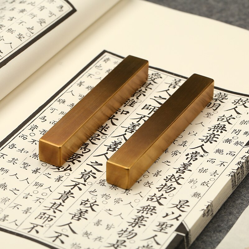 Multifunction Brass Paper Weight Small Metal Paper... – Grandado