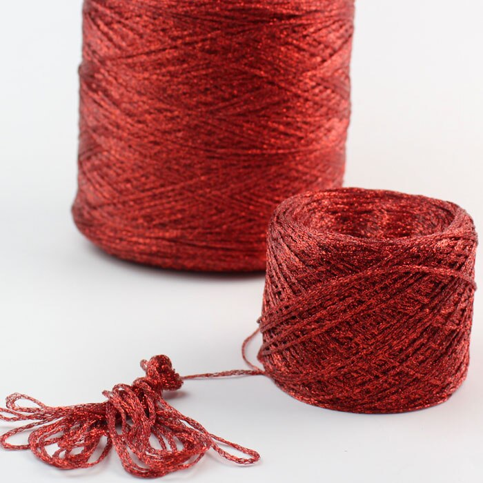 500g Colorful METALLIC YARN Mercerization threads ... – Grandado