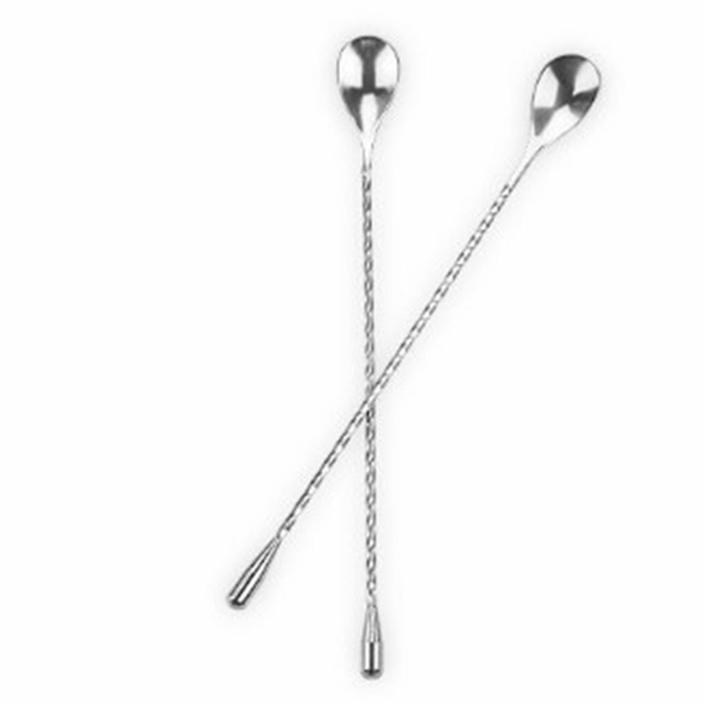 Long Spiral Stainless Steel Bar Stirring Spoon Mix... – Grandado