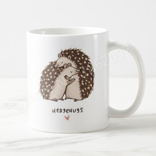 Funny Hedgehog Love Coffee Mug Cup Novelty Hedgehu... – Grandado