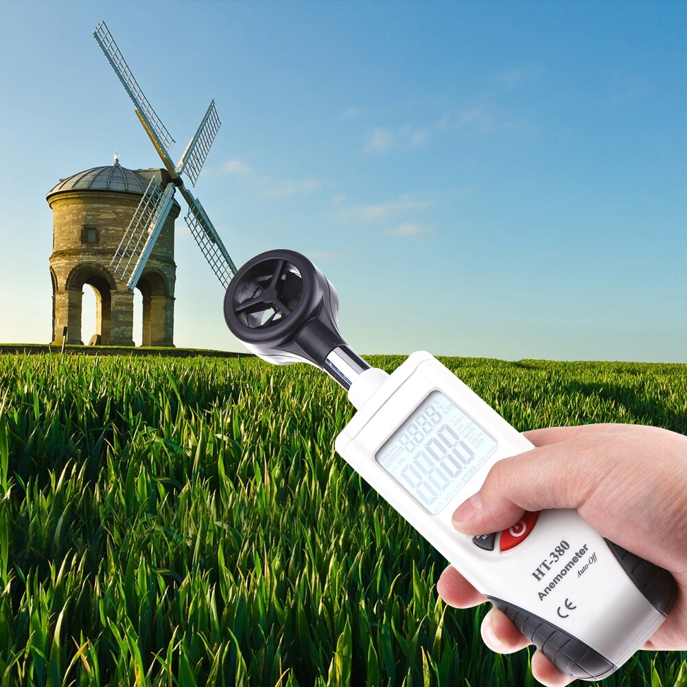 Outdoor Portable Digital Handheld Anemometer Wind ... – Vicedeal