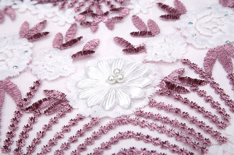 The latest African lace mesh fabrics and beads the... – Vicedeal