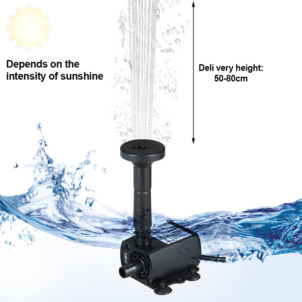 1.5/2/3w solcelledrevet fontene pumpe hage basseng... – Grandado