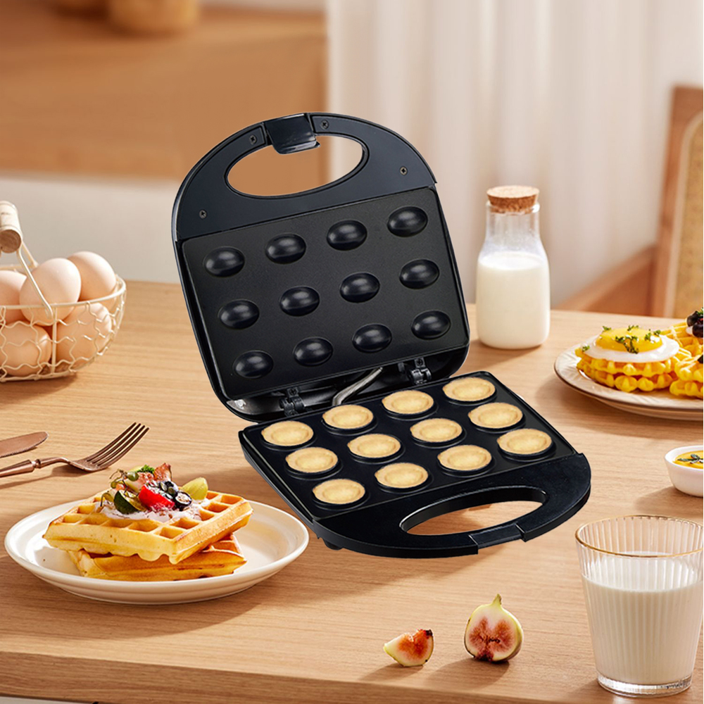 Electric Walnut Cake Waffle Maker With Nuts 12 Hol... – Grandado