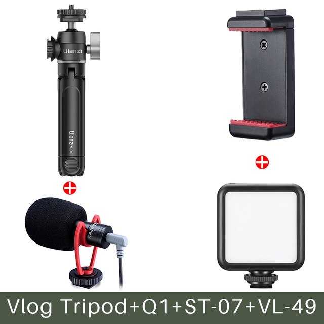 Ulanzi U-Vlog Lite Statief Dual Cold Shoe Ballhead... – Grandado