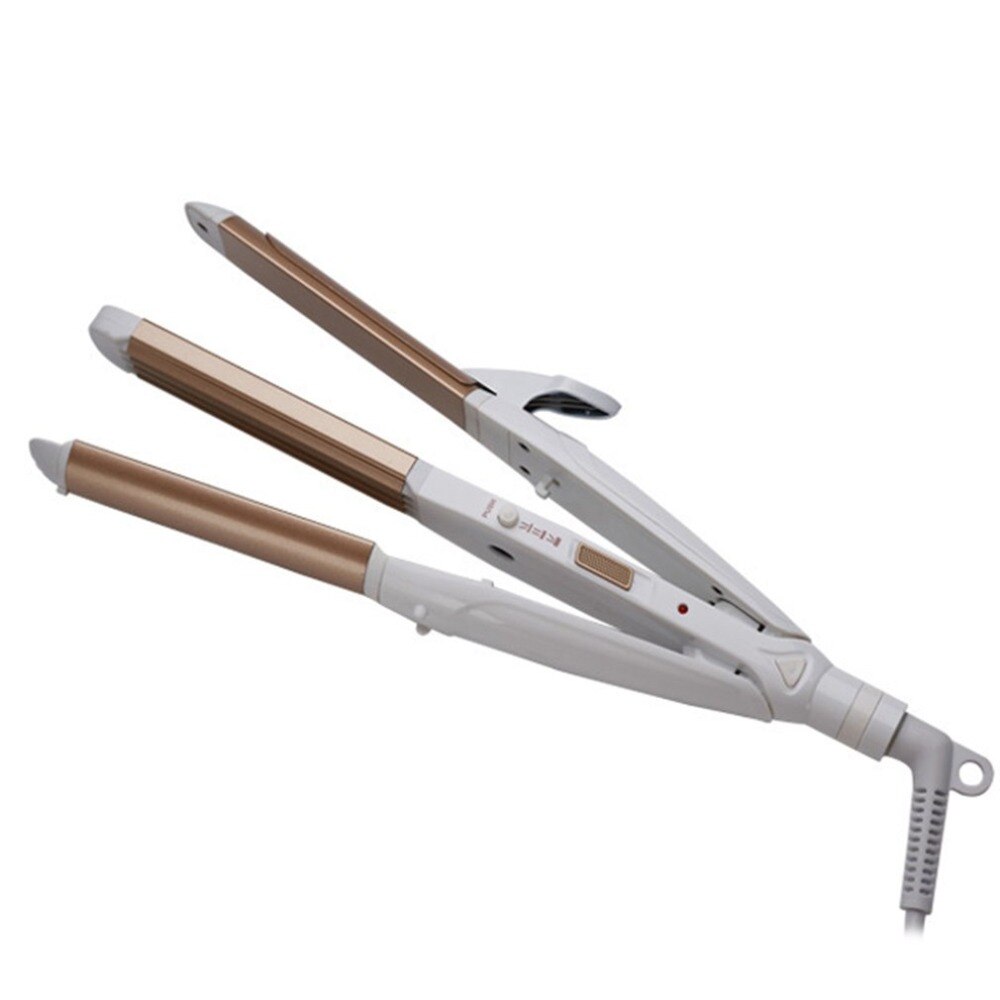 3 In 1 Multifunctional Hair Straightener Hair Curl... – Grandado