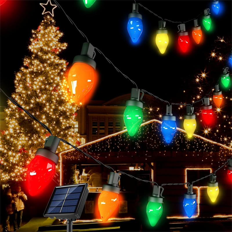 Y2K Solar String Lights Outdoor Waterproof Christm... – Vicedeal