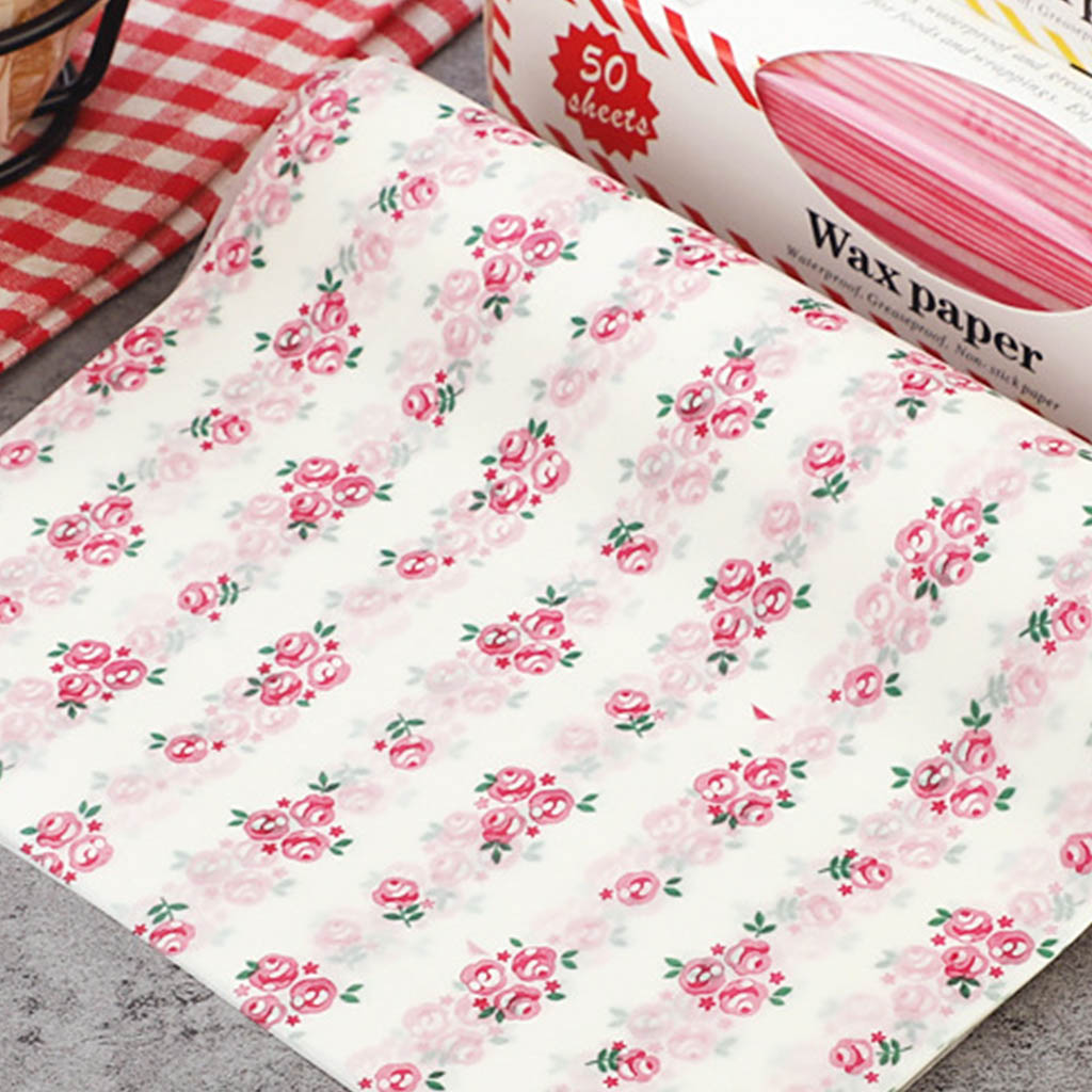 50Pcs/Lot Wax Paper Food Wrappers Wrapping Paper F... – Vicedeal
