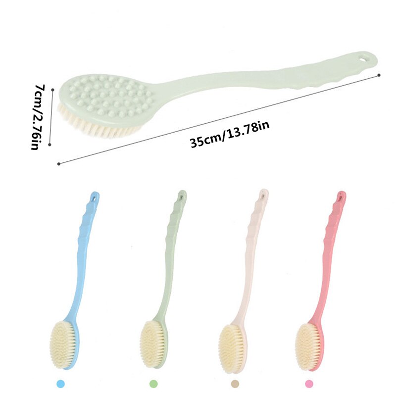 Long Handled Bath Shower Body Massage Brush Back S... – Vicedeal