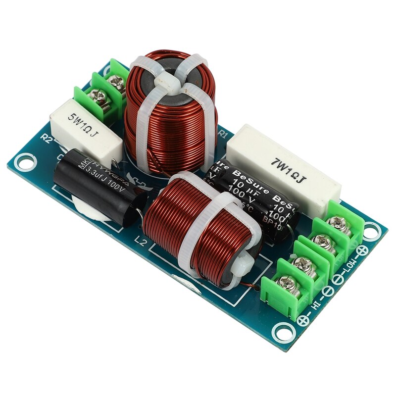 120W Speaker Crossover 2 Way High-Low 4-8 Ohm Freq... – Vicedeal