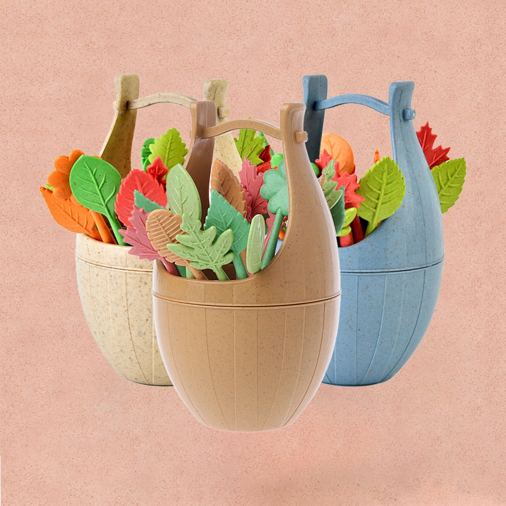 16 stk nordisk stil hvete halm fat blader fruktgaf... – Grandado