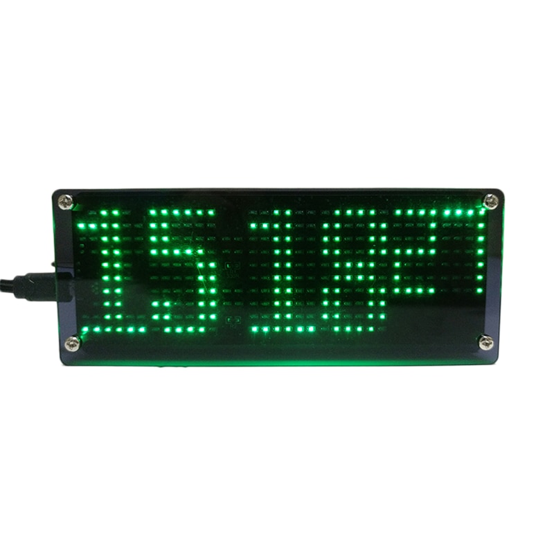 LED Dot Matrix Clock DIY Bulk Parts Welding Light ... – Grandado