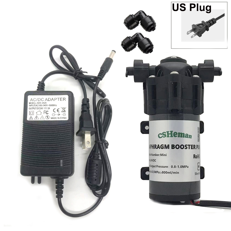 75GPD RO 24V Water Booster Silent Pump Reverse Osm... – Grandado