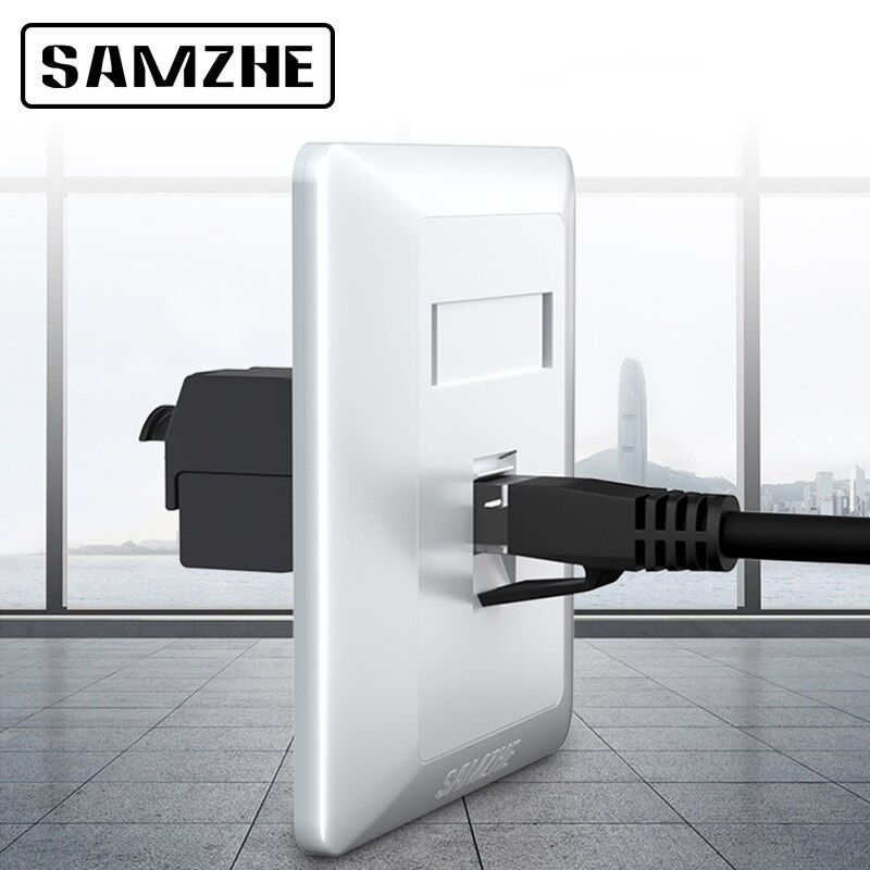 SAMZHE RJ45 Faceplate Wall Socket Wallplate Face p... – Vicedeal