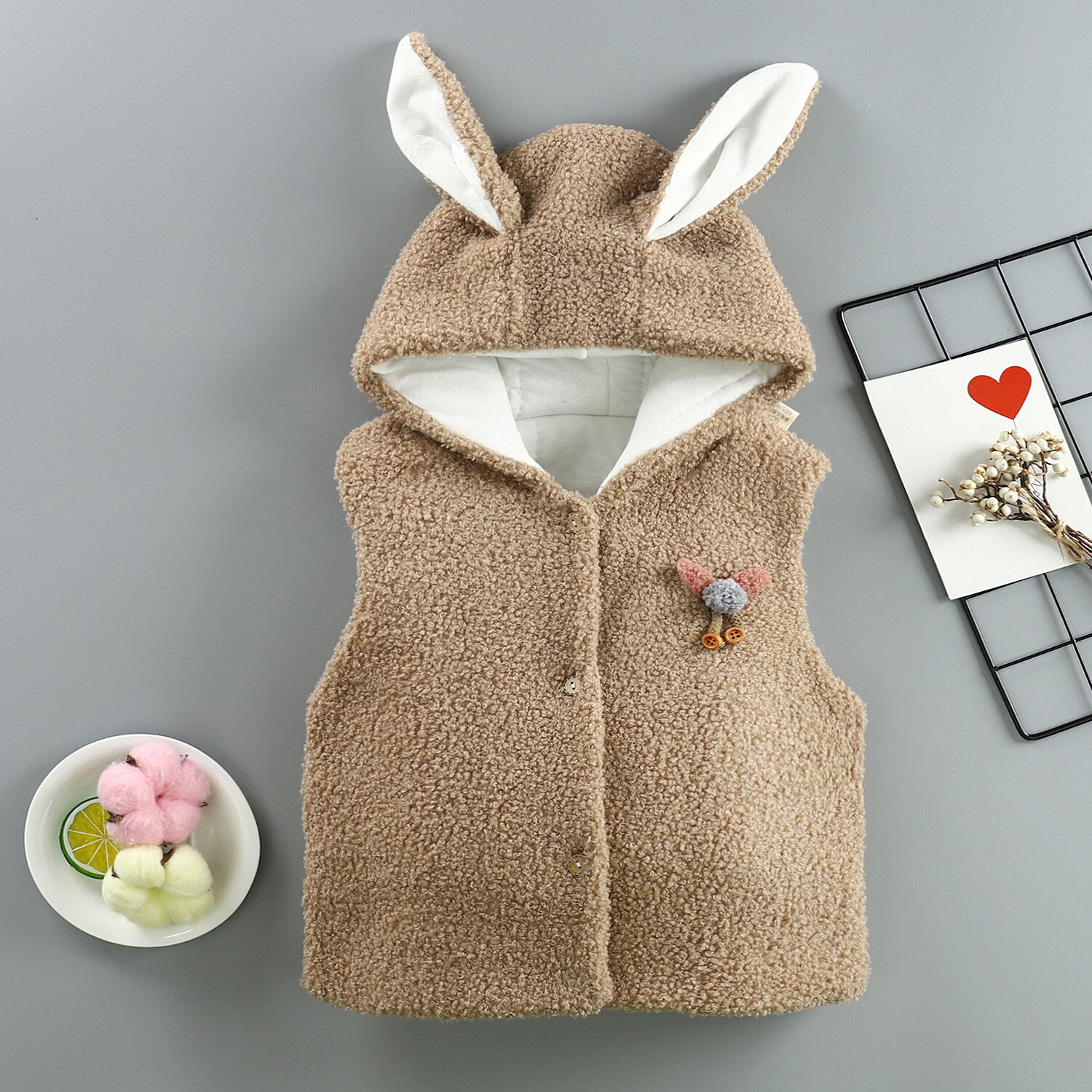 Baby girls vest for autumn and winter children's v... – Grandado