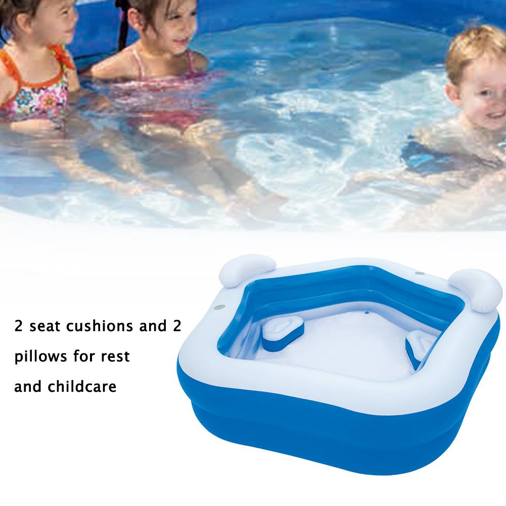 Inflatable Pool Backrest Seat Family Inflatable Po... – Vicedeal