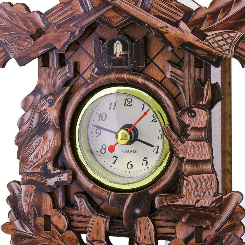 Home Decorative Bird Wall Clock Hanging Vintage Wo... – Grandado