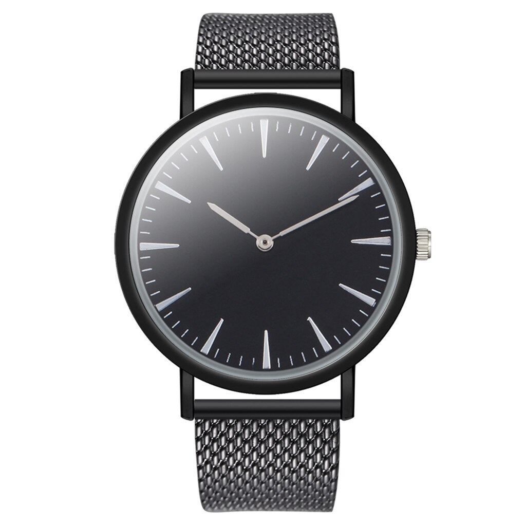 Men's Business Watch Simple PVC Silicone Strap Ana... – Grandado