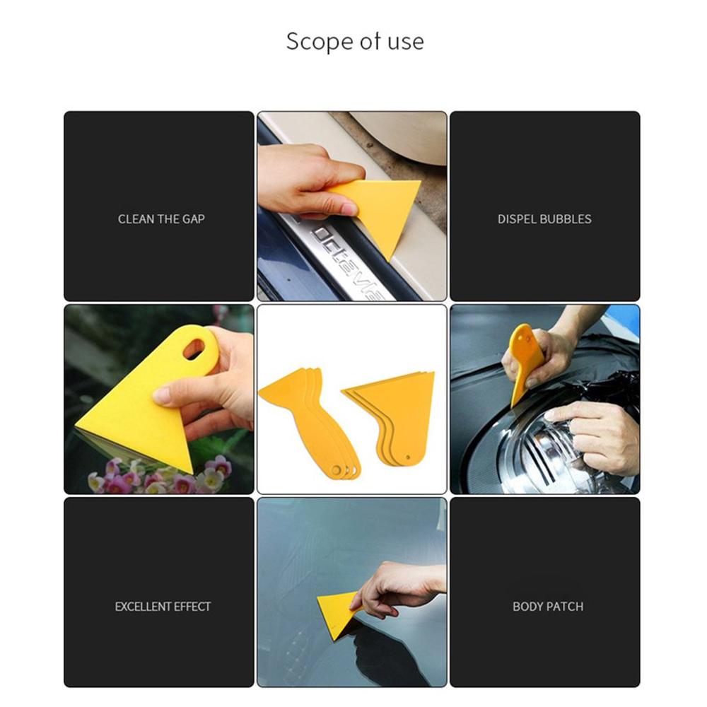 Car Film Tools Yellow Scraper Plastic Car Light Fi... – Grandado