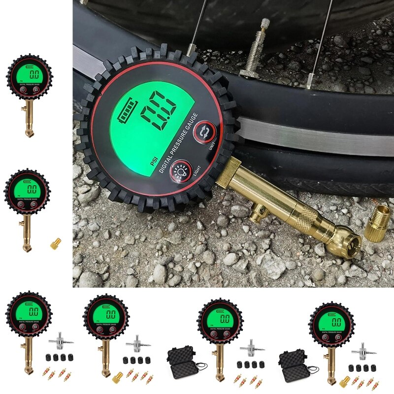 G99F Glow Dial Tire Inflator Pressure Gauge Easy R... – Vicedeal