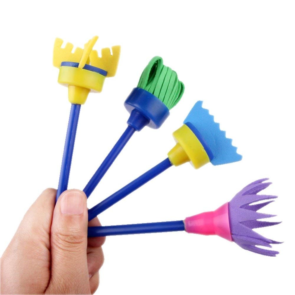 DIY Painting Tools Stamps Toys Flower Stamp Sponge... – Grandado