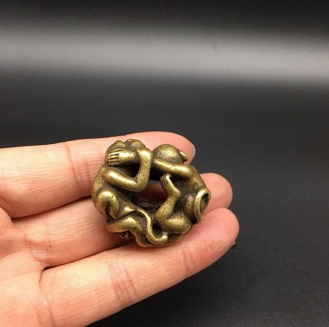 Copper Statue Collectable Chinese Brass Carved Ani... – Vicedeal