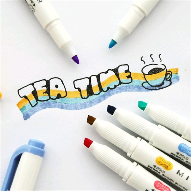 5Pcs/Set Japanese Zebra Mild Liner Double Headed H... – Vicedeal