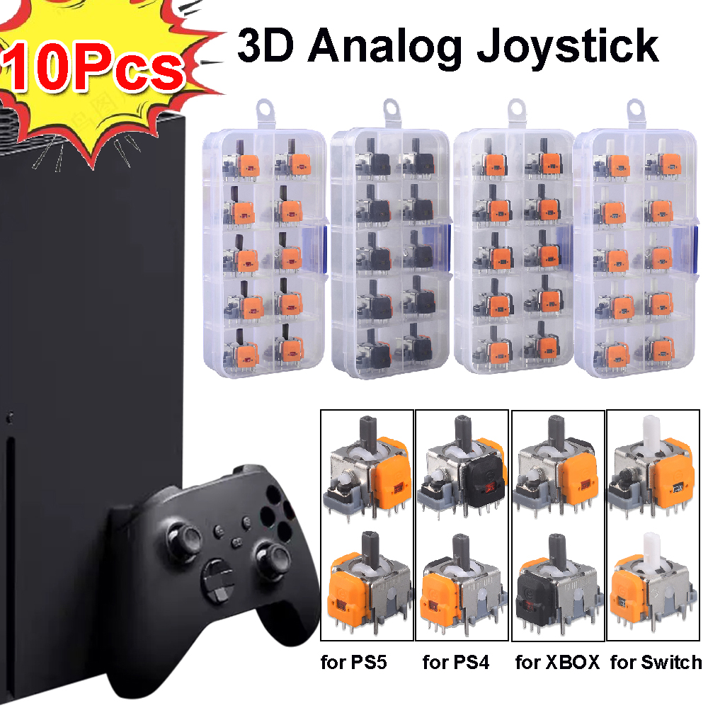 Joystick à effet Hall 3D réglable pour PS4, PS5, X... – Grandado