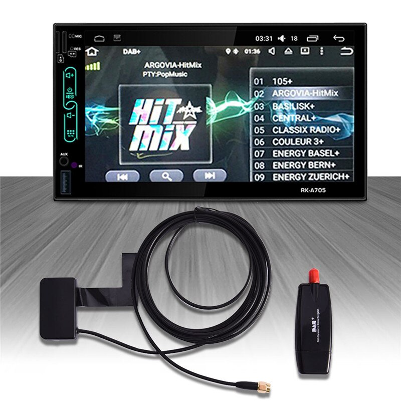Universal dab+ forlængerantenne med usb adapter mo... – Vicedeal