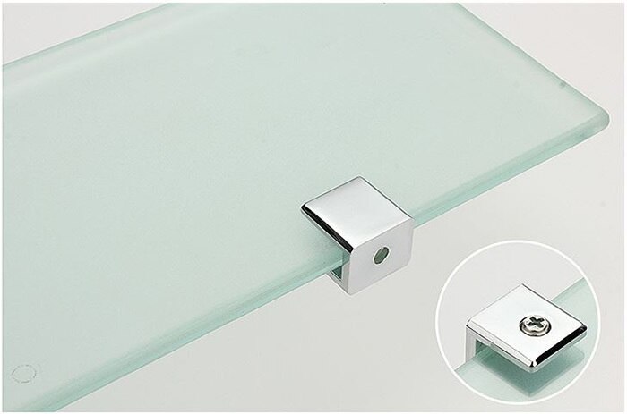 High-grade gloss alloy glass clip/clamp, shelf cli... – Grandado
