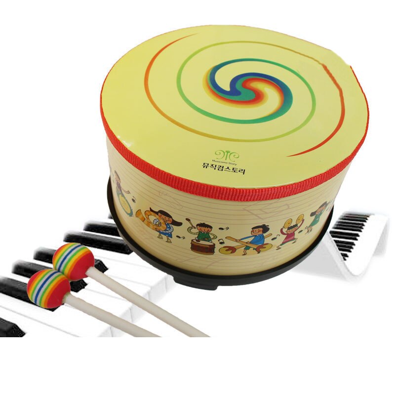 Cartoon Pattern Hand Drum Musical Toy Percussion I... – Grandado
