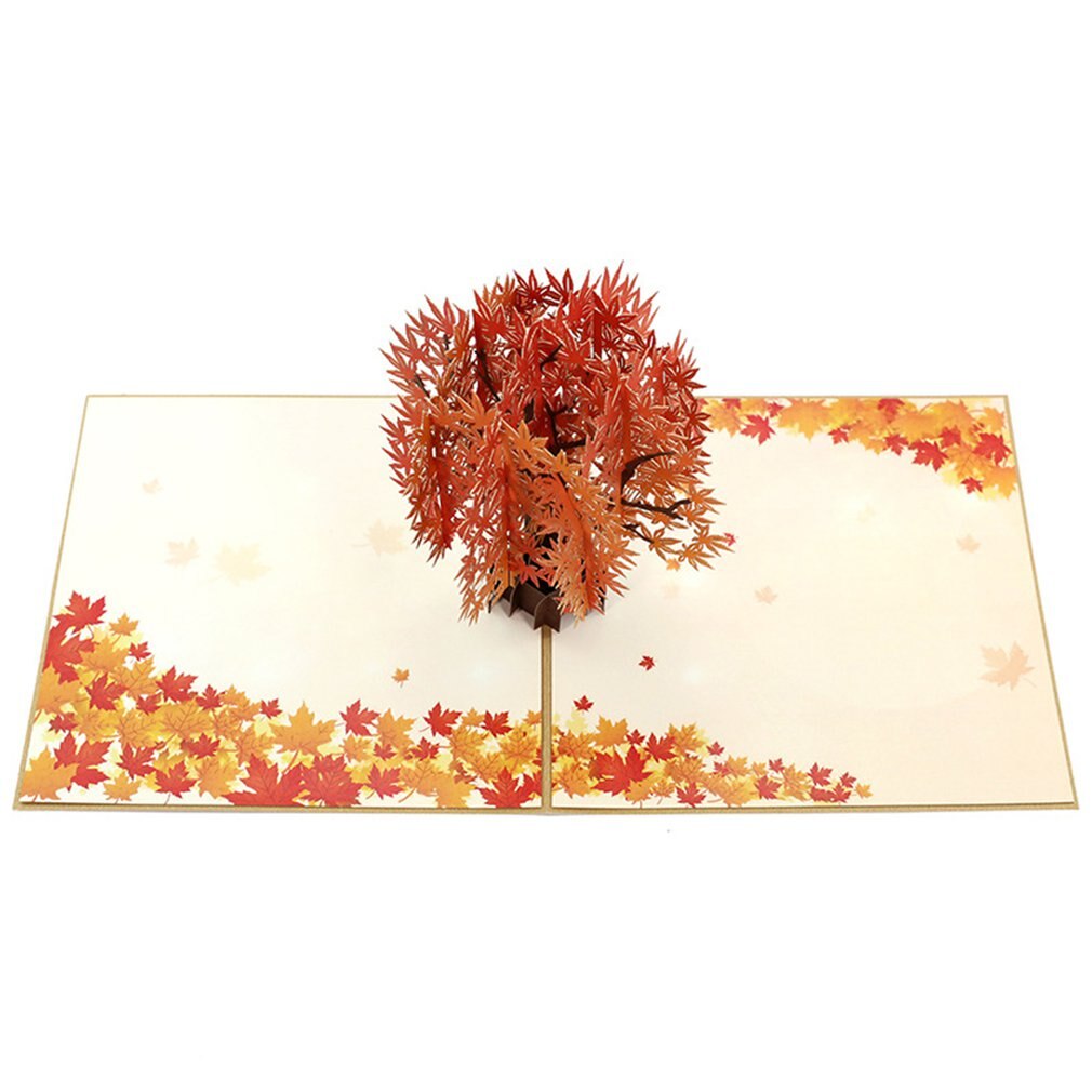 3D Maple Tree Greeting Card Birthday Card Festival... – Grandado
