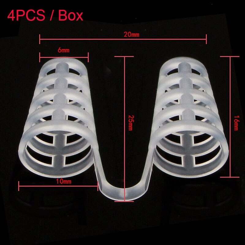 4Pcs/Box Anti Snore Apnea Nose Clip Anti-Snoring B... – Vicedeal
