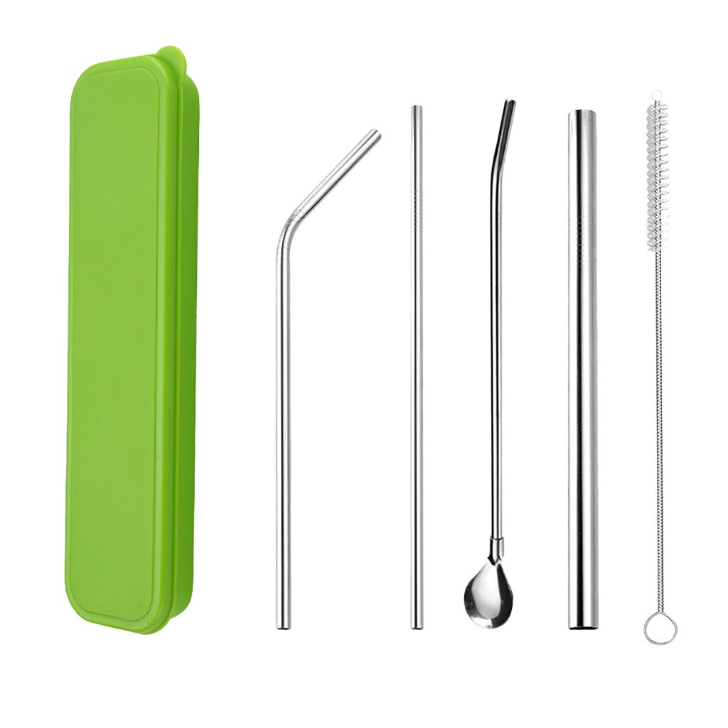 Long Stainless Steel Metal Drinking Straws With Cl... – Grandado
