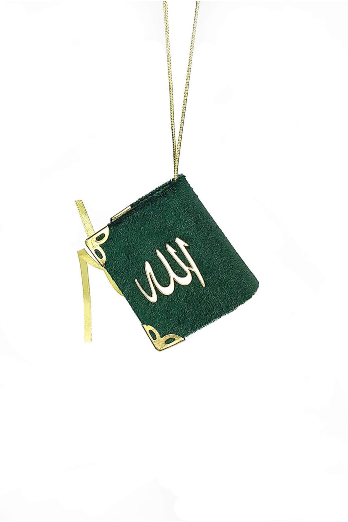 Velvet Islamic Mini Quran The Holy Book Pendant Ne... – Grandado