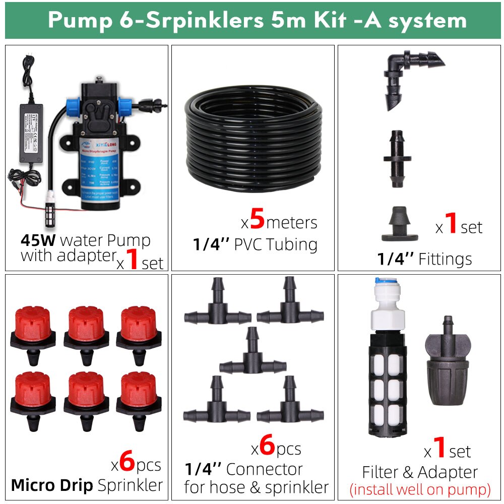 45 Watt 12V Water Pump Self Priming Watering Syste... – Vicedeal