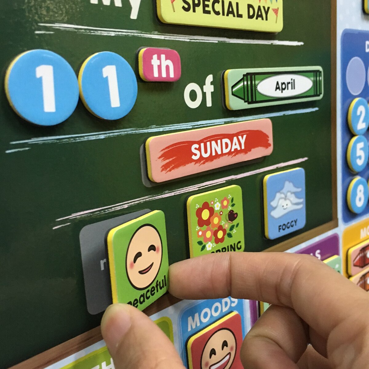 Magnetic Calendar, mood season day month year weat... – Vicedeal