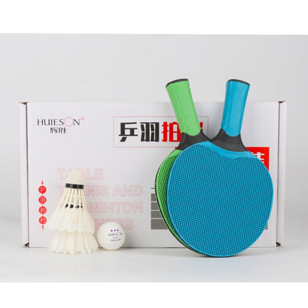 HuIESON Table Tennis Bats Badminton Racket Sets Lo... – Grandado
