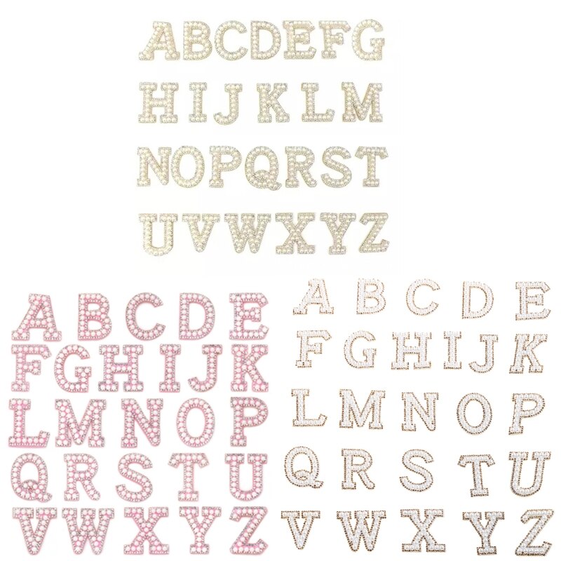 26PCS Iron on Letters Patches Applique Sew on Patc... – Grandado
