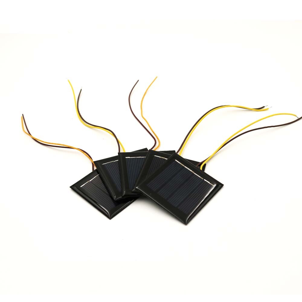 5pcs X 2V 100mA with 15cm extend cable Solar Panel Polycrystalline ...